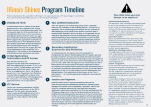 Project Status – Illinois Shines